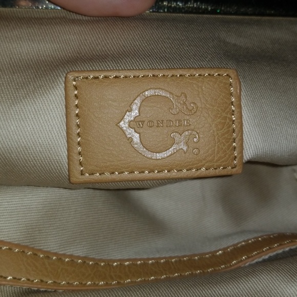 C. Wonder | Bags | C Wonder Mini Clutch Yellow And White | Poshmark